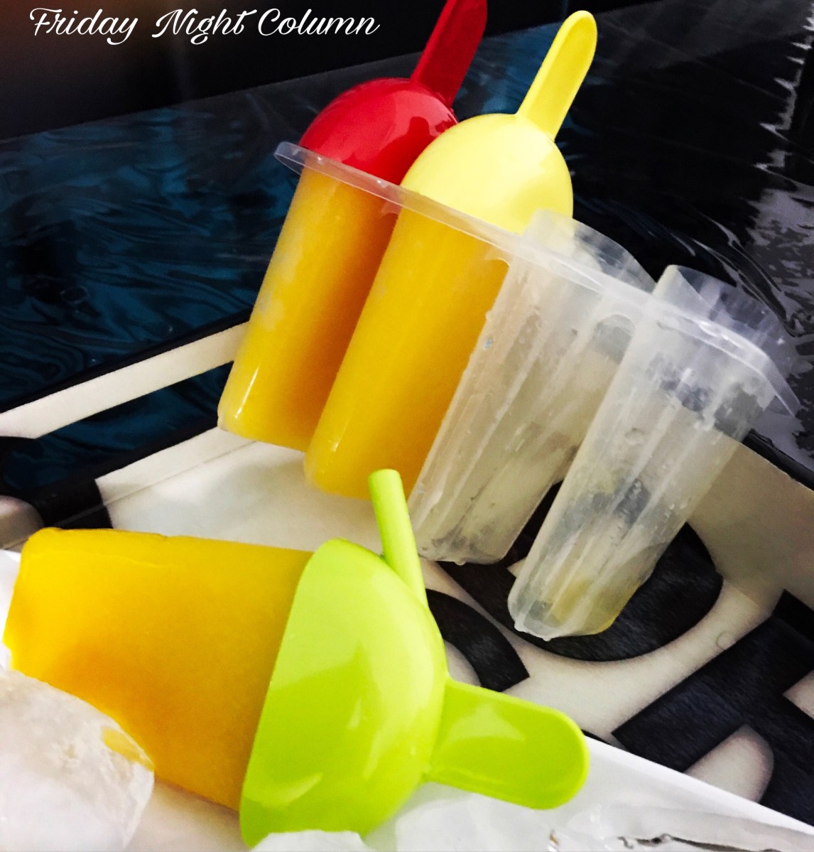 Homemade Mango and Coconut Ice Popsicles – Friday Night Column