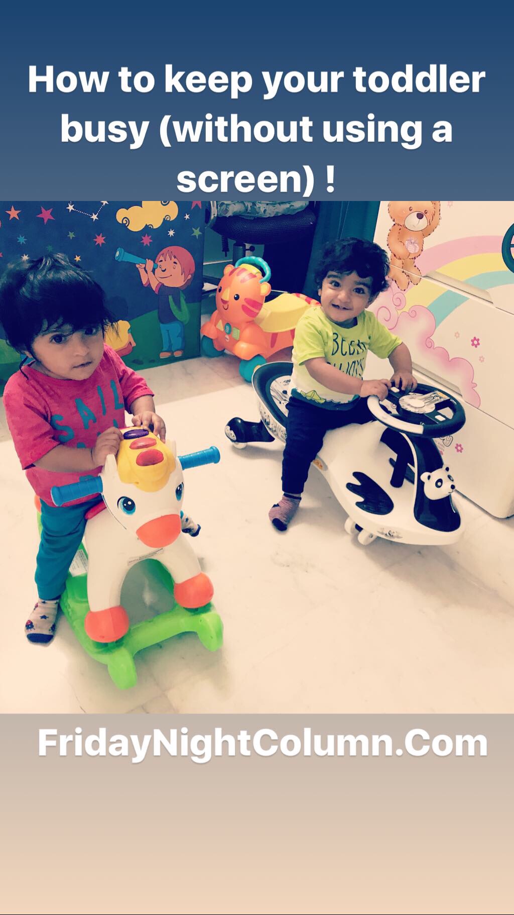 How to keep your toddler busy (without using a screen) ! – Friday Night ...